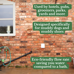 The PetJet Outdoor Home Wall Hot Shower - Wall Mounted Dog Wash