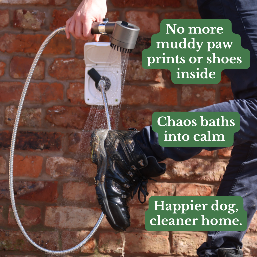 The PetJet Outdoor Home Wall Hot Shower - Wall Mounted Dog Wash